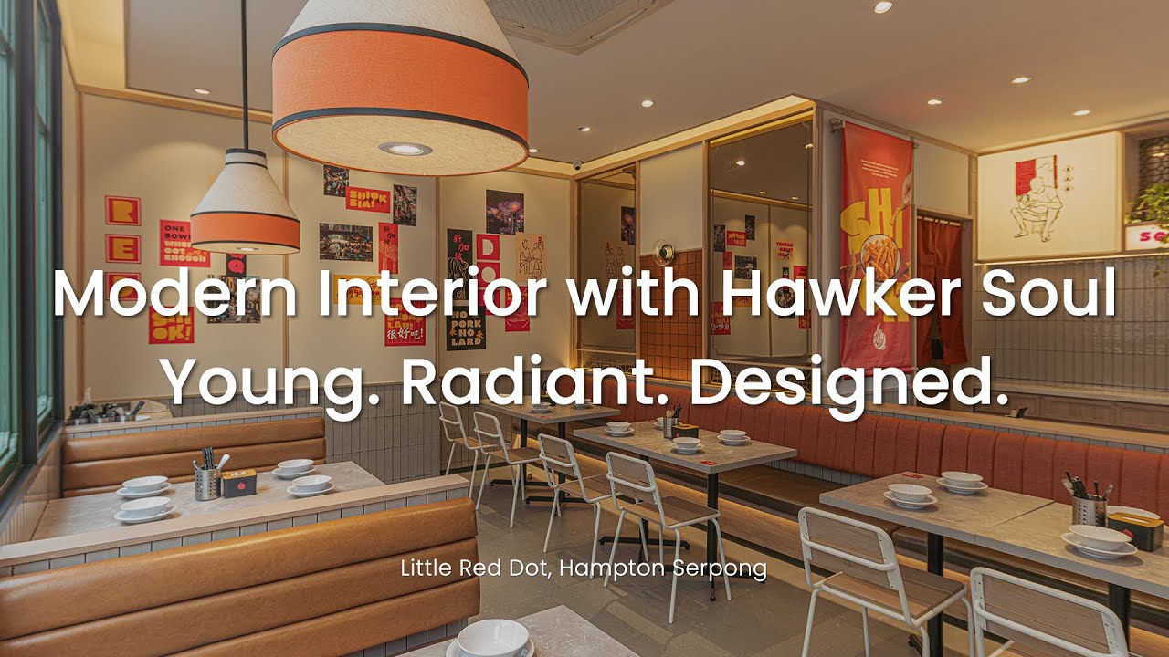 A Modern Twist on Hawker Style Interior l Little Red Dot - Hampton ...