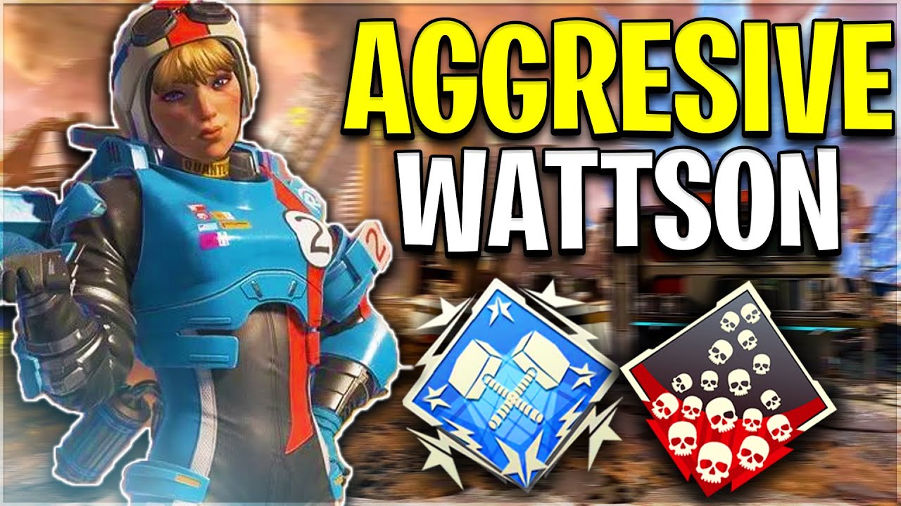 BEING AGGRESSIVE WITH WATTSON IN APEX LEGENDS! | 20 Kills 4,900 Damage ...