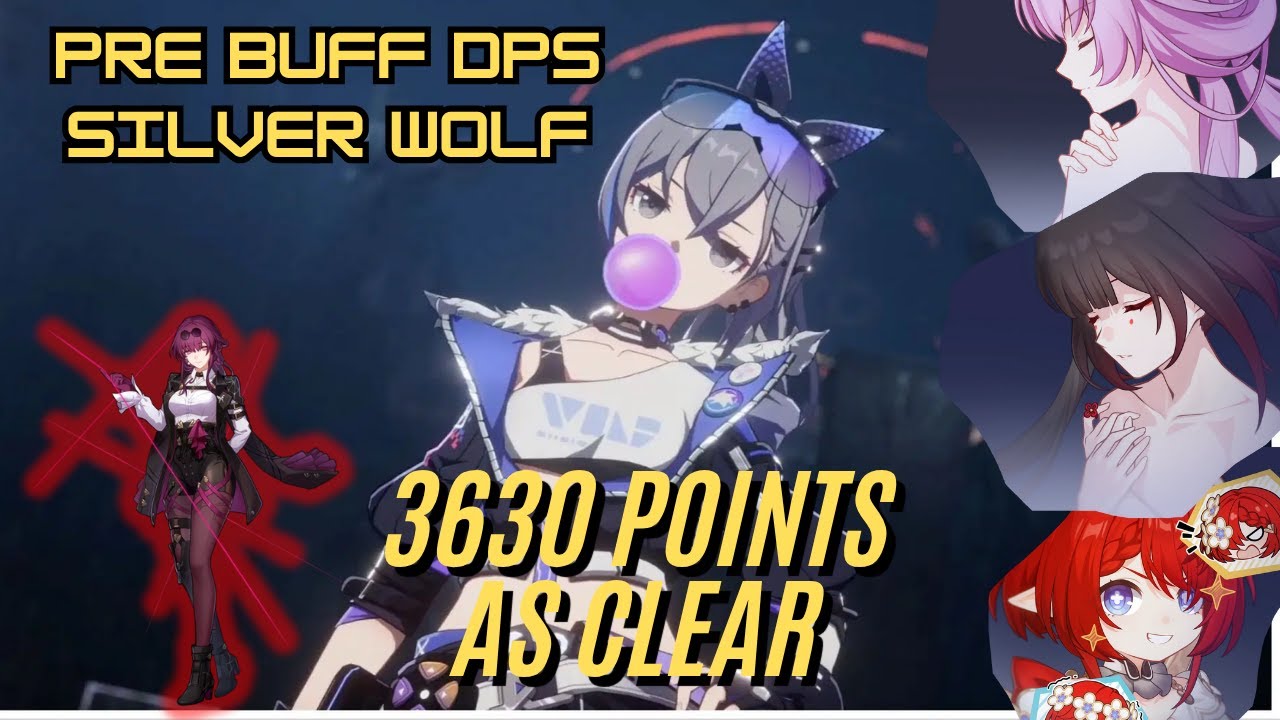 Does Silver Wolf even need Buffs? Mono Quantum AS Clear | 3630 Points | Honkai: Star Rail - YouTube
