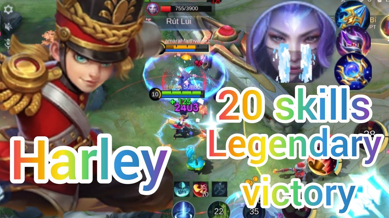 Building the top 1 globally Harley-20 skills are crazy | Harley | MLBB ...