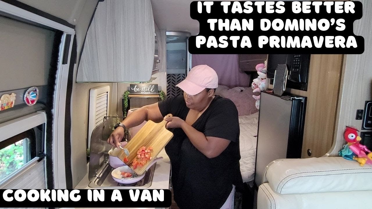 Easy Pasta Primavera Recipe for Two | Simple and Delicious | Van Life ...