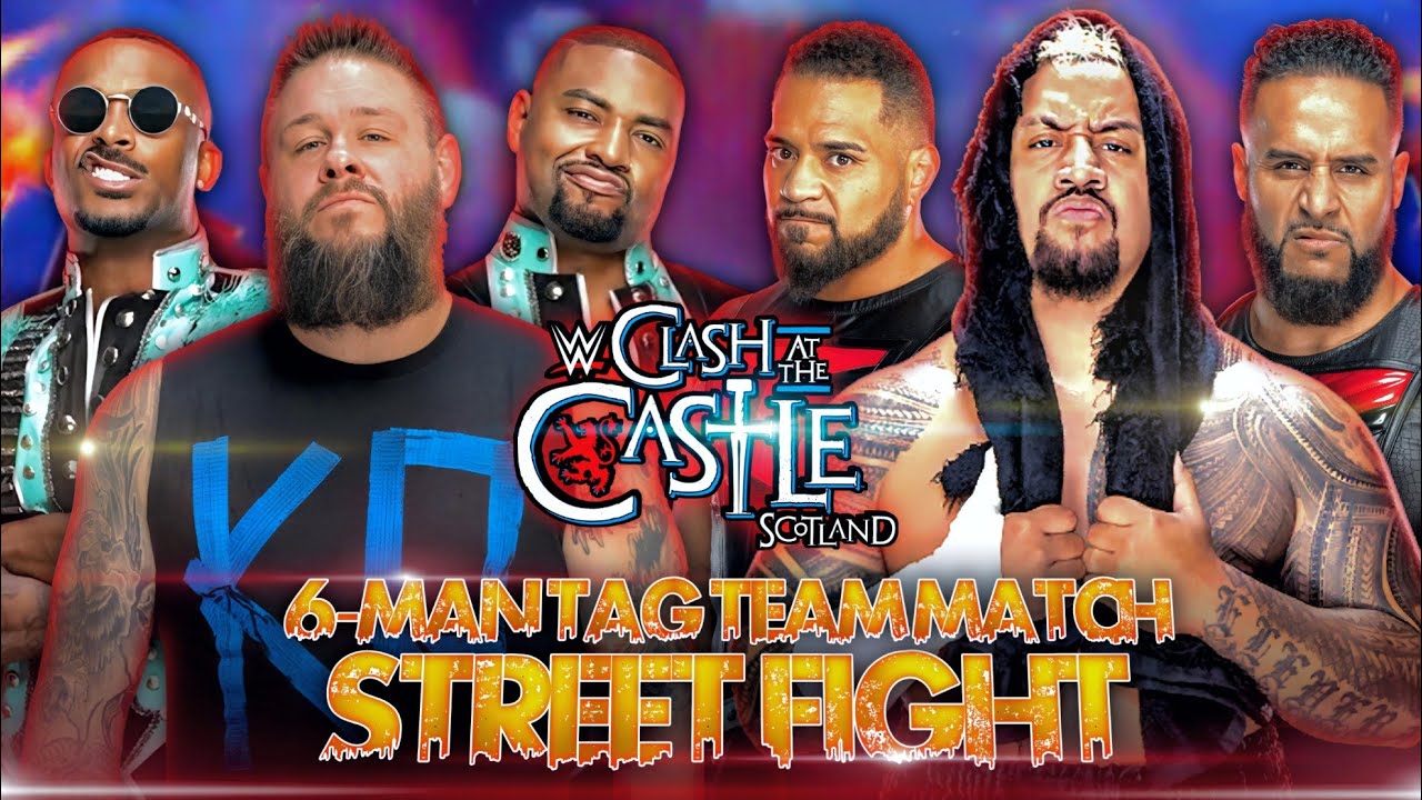 6-MAN TAG TEAM STREET FIGHT At Clash At The Castle🥵?|| Hikuleo Coming ...
