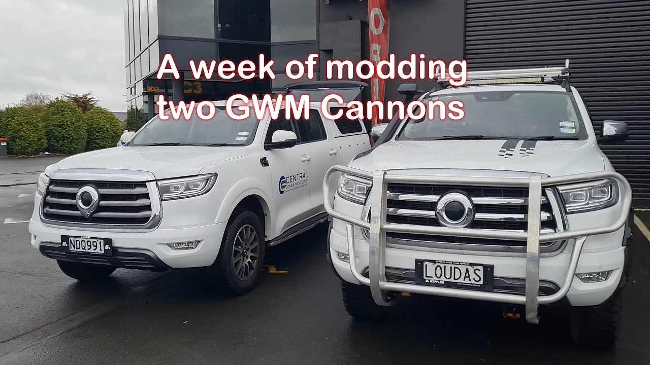 A week in the life of modding two GWM Cannon Utes - YouTube