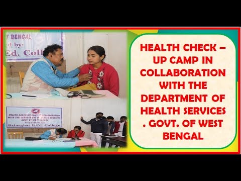 HEALTH CHECK – UP CAMP IN COLLABORATION WITH THE DEPARTMENT OF HEALTH ...