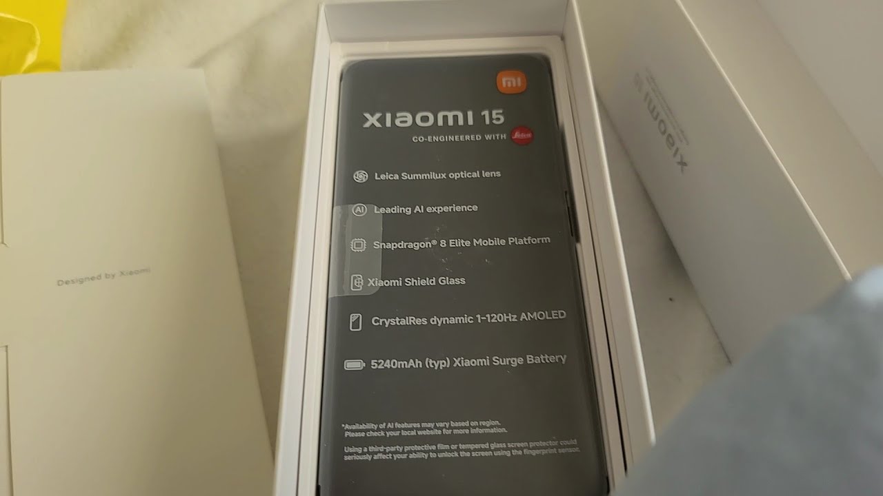 Xiaomi 15 Unboxing - YouTube