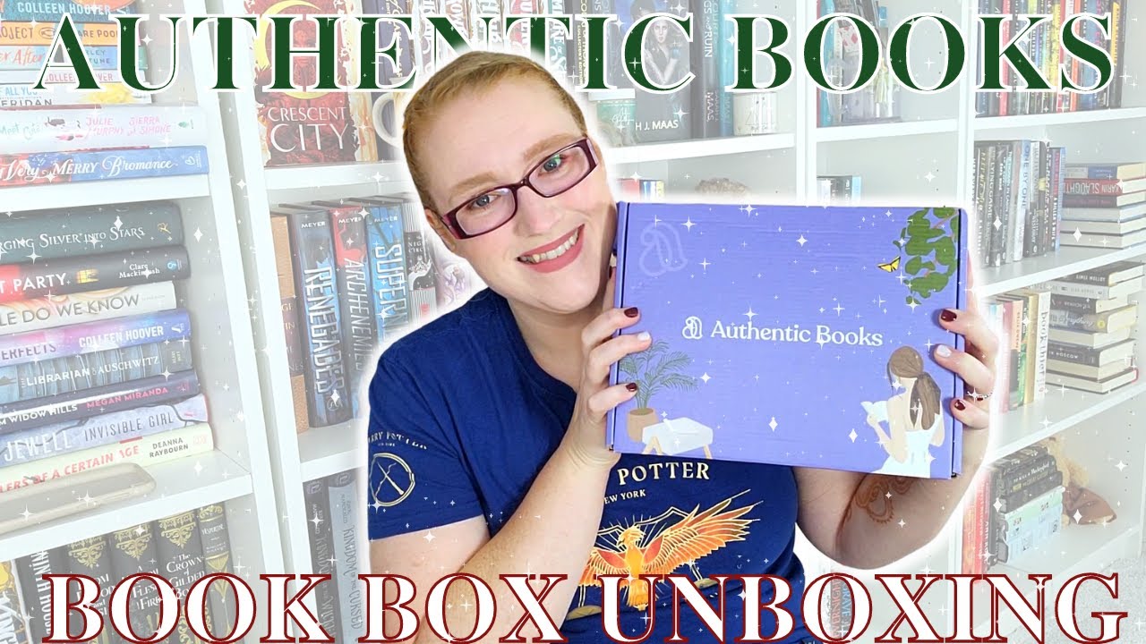 #Bookmas Day 14 - Authentic Books Unboxing - YouTube