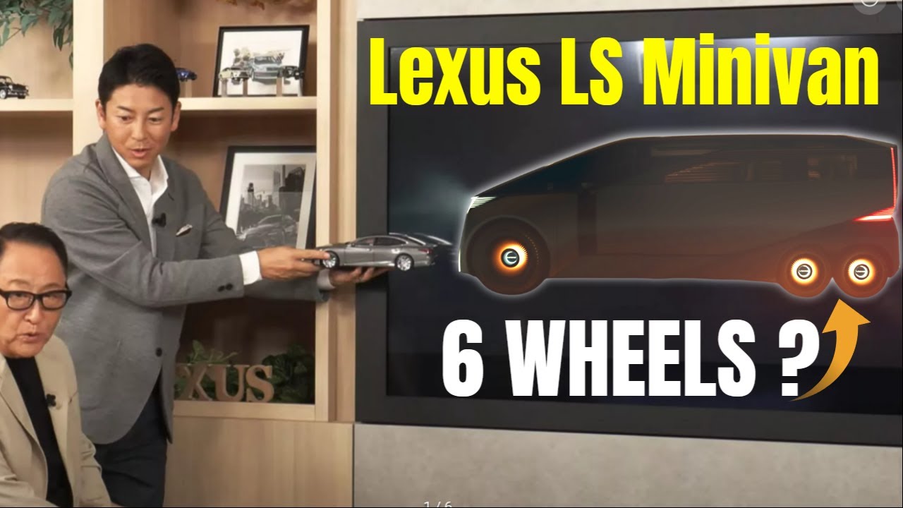 Lexus LS Minivan With 6 Wheels?! Electric Flagship Surprise at Japan ...