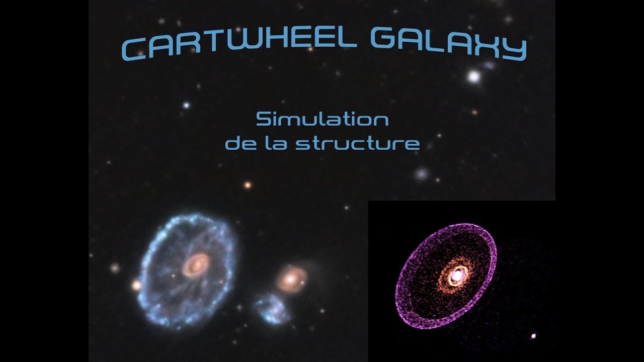 "Cartwheel Galaxy" simulation - YouTube