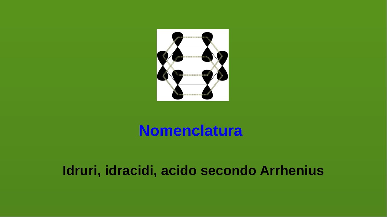 Lezioni di chimica - Nomenclatura - 7 (idruri, idracidi, acido secondo ...