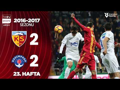 Kayserispor (2-2) Kasımpaşa | MAÇ ÖZETİ | 23. Hafta - 2016/2017