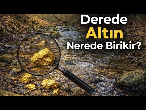 Derede ALTIN Nerede Birikir?|Altın Arama Eğitimi Bölüm #3