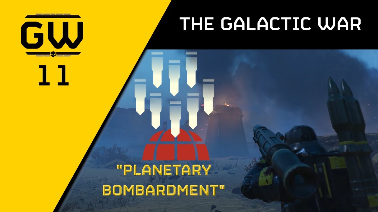 Planetary Bombardment — The Galactic War - YouTube
