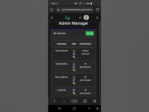 TXAdmin | Making Admin Account And How To Send Them A Link For Them To Go To The TXAdmin - YouTube