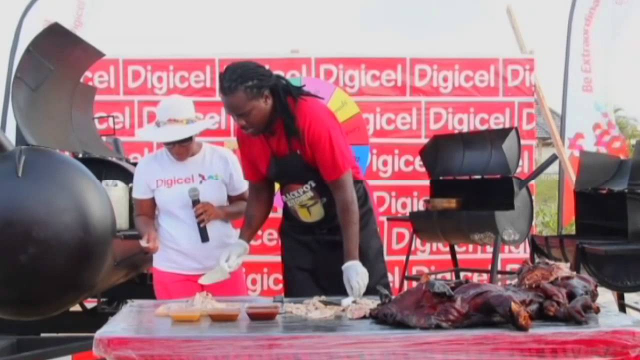 Crackpot Kitchen : Beach Pig Roast Episode 8 Digicel - YouTube