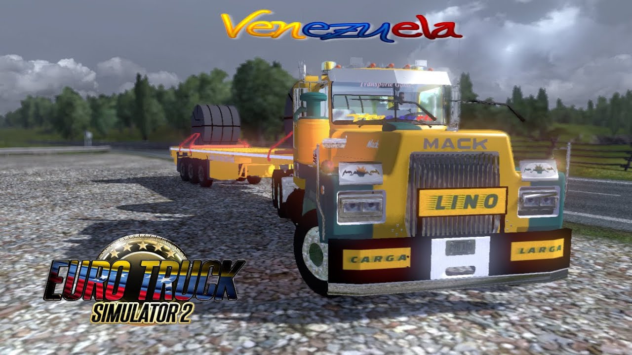MackR-600 y Batea Agamar | ETS2 Venezuela - YouTube
