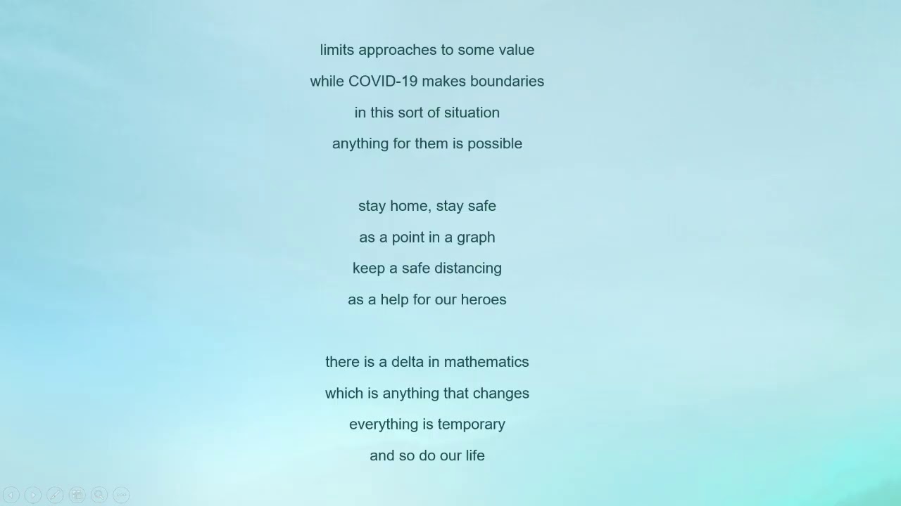 Final task calculus (Poem) - YouTube