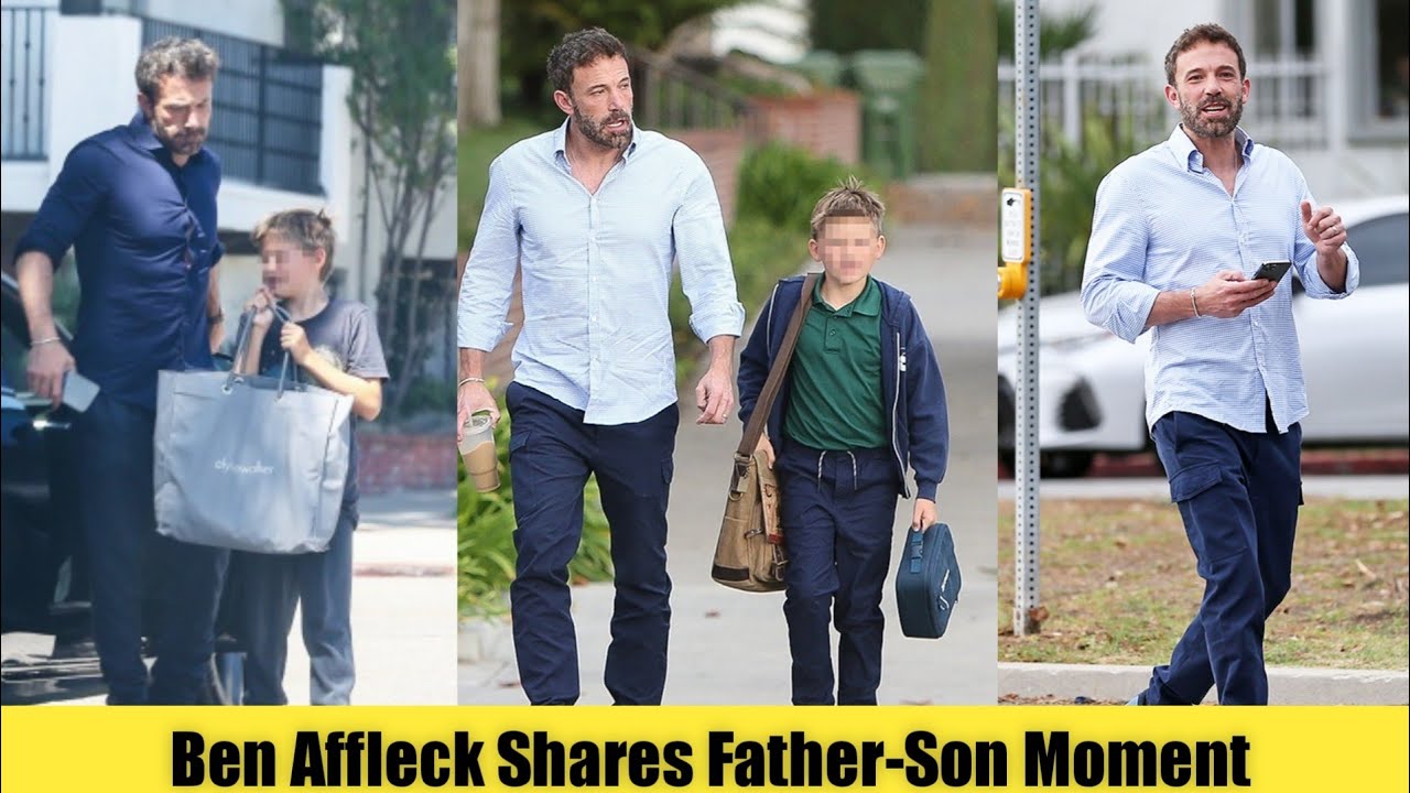 Ben Affleck Shares Father-Son Moment With Son Samuel, Before Dropping ...