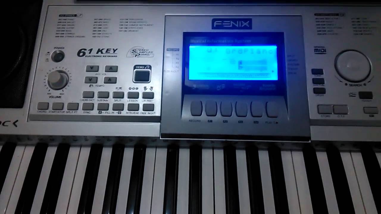 Teclado fenix fk620 - YouTube