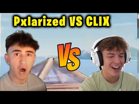 Pxlarized Returns to Fortnite and 1v1 Clix (BOTH POVS) - YouTube