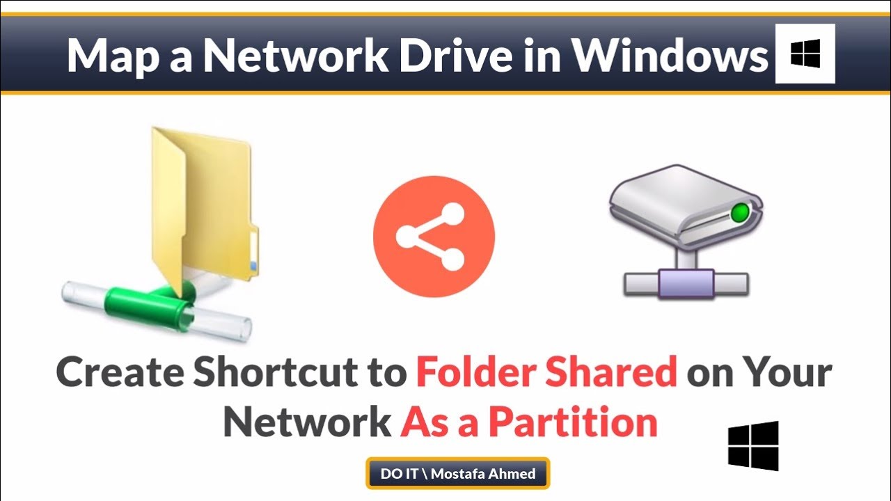 How to Use Map a Network Drive in Windows 10 - YouTube