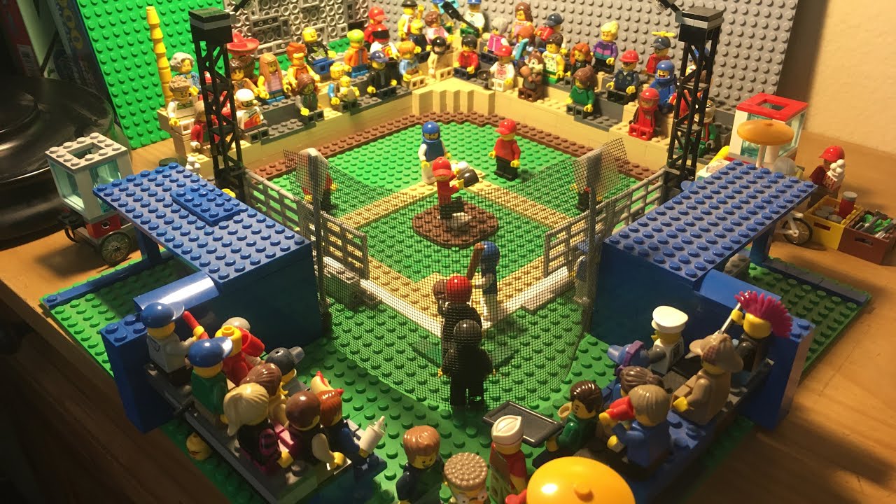LEGO Baseball Stadium MOC - YouTube