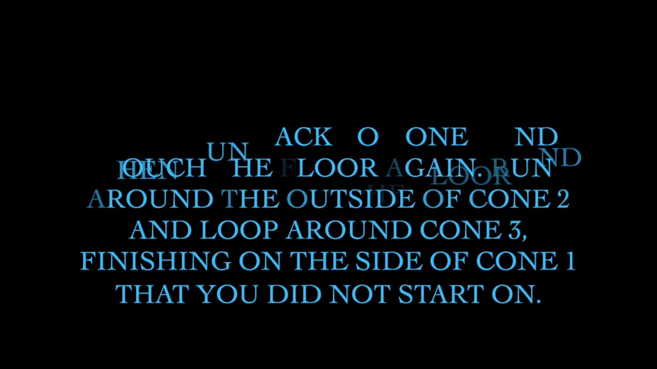 3 Cone Shuttle Drill Test - YouTube