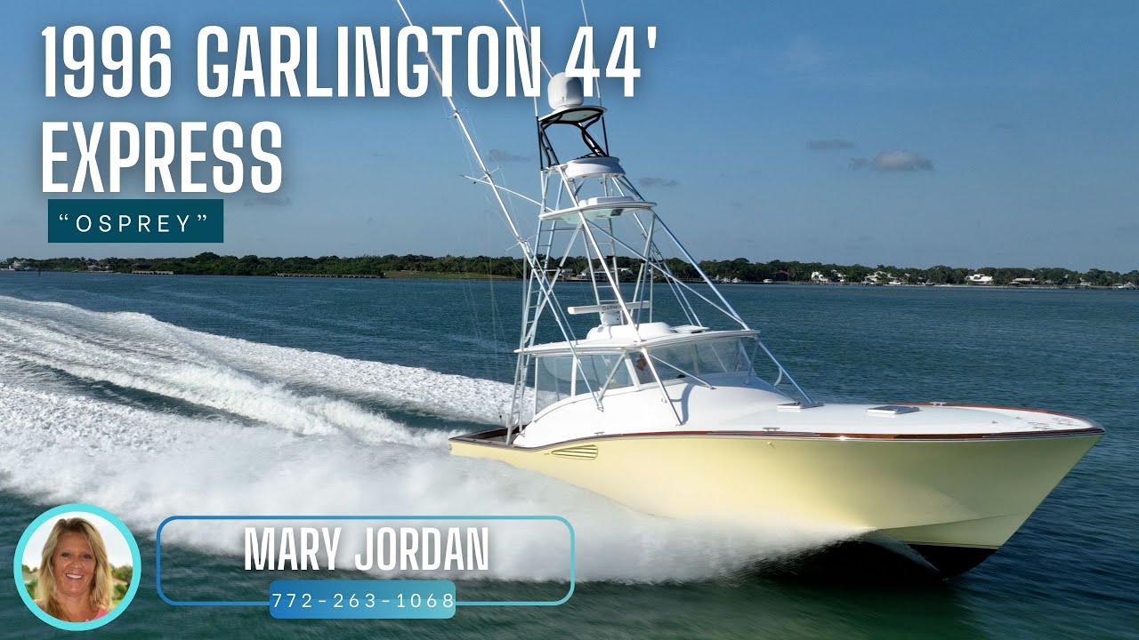 1996 Garlington 44' Express [$1,100,000] - YouTube