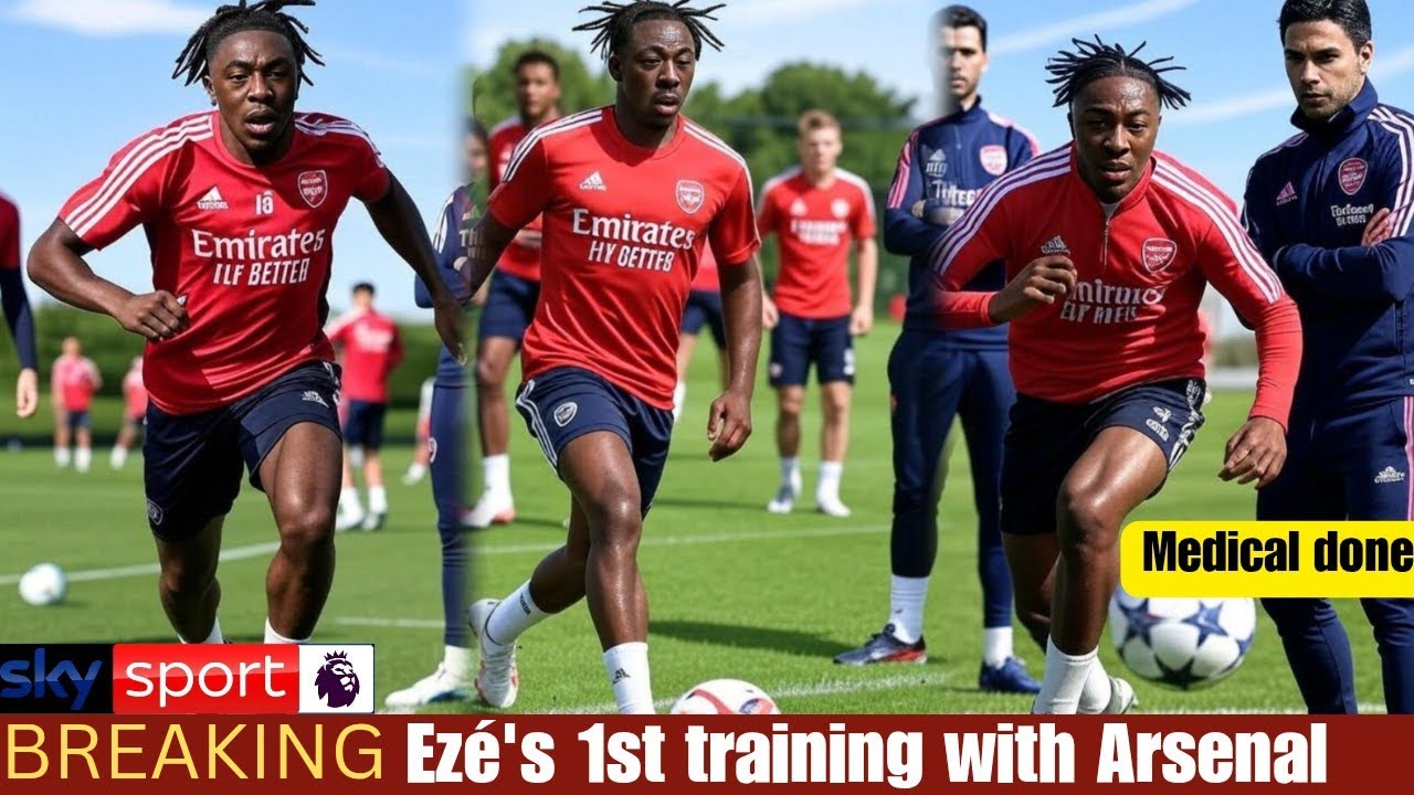 EBERECHI EZE GOES FULL GUNNER MODE AS HE TEARS INTO FIRST ARSENAL ...