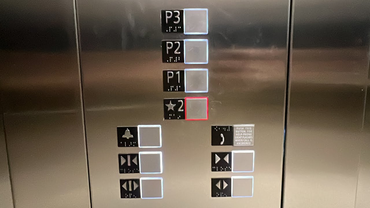 Schindler 5500 Elevator #1 at Uline Arena Garage, Washington DC - YouTube