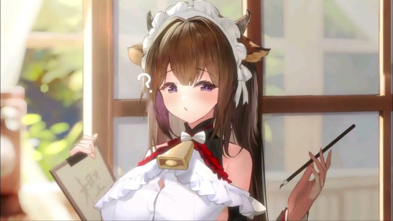 Azur Lane: IJN Kashino L2D Skin [Maid for Mayhem] Receive Animation (Only Animation) - YouTube