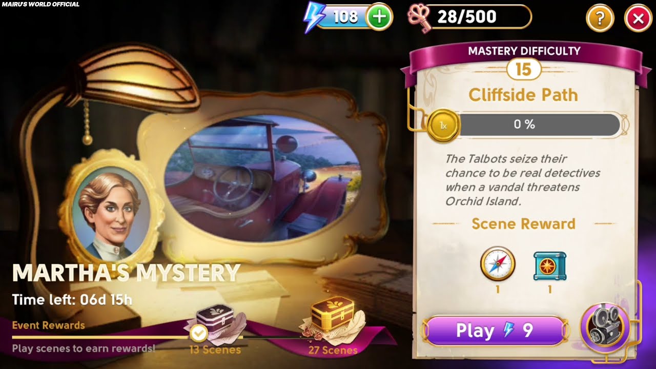 June's Journey Secrets 22 Scene 15 Cliffside Path Word Mode 4K ULTRA HD - YouTube