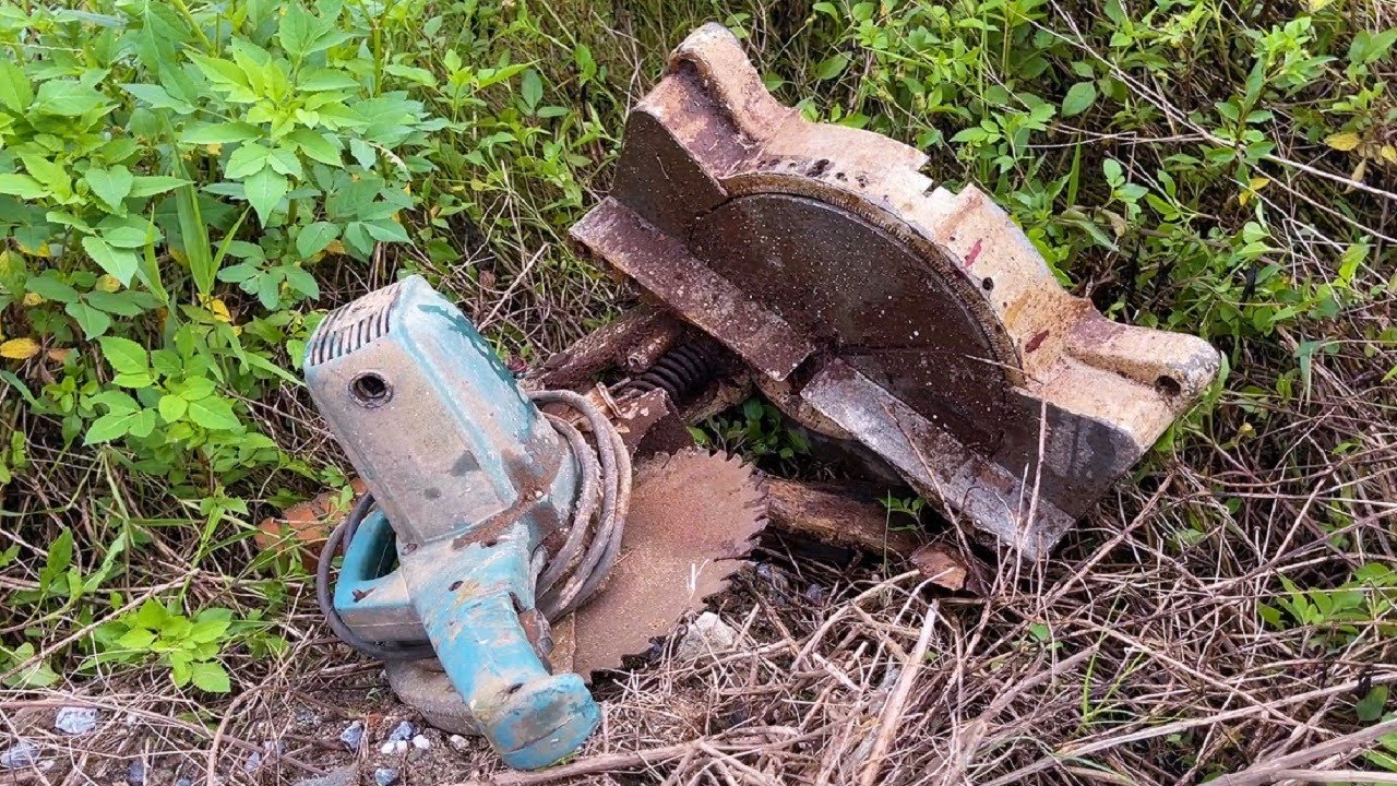 Restoring The Burned Table Cutter // Basic Skills To Restore The Table ...