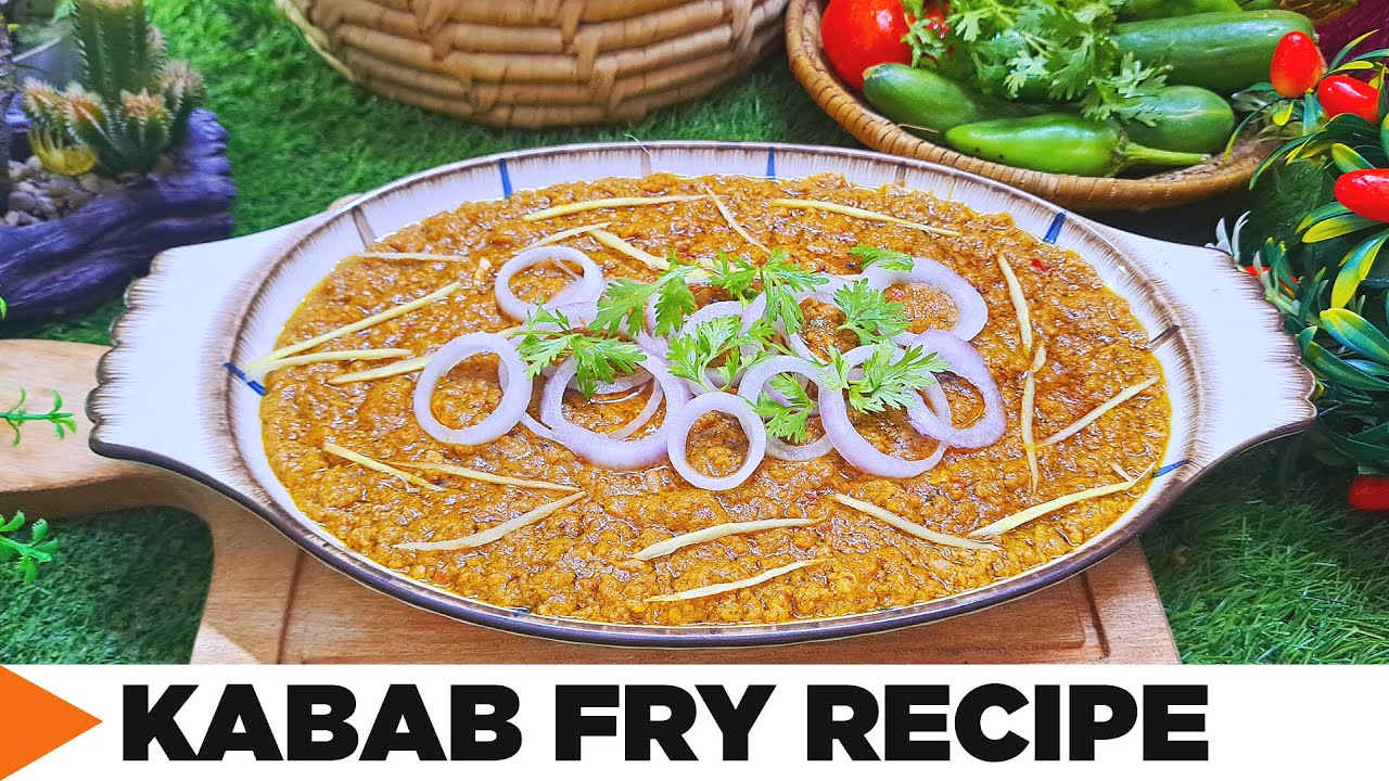 Karachi Famous Kabab Fry Recipe | Burns Road K Mashhoor Fry Kabab ...