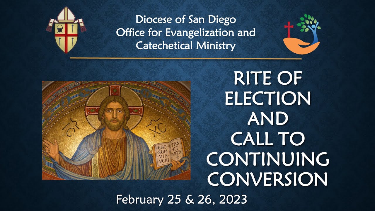 Rite of Election and Call to Continuing Conversion - Training Video ...