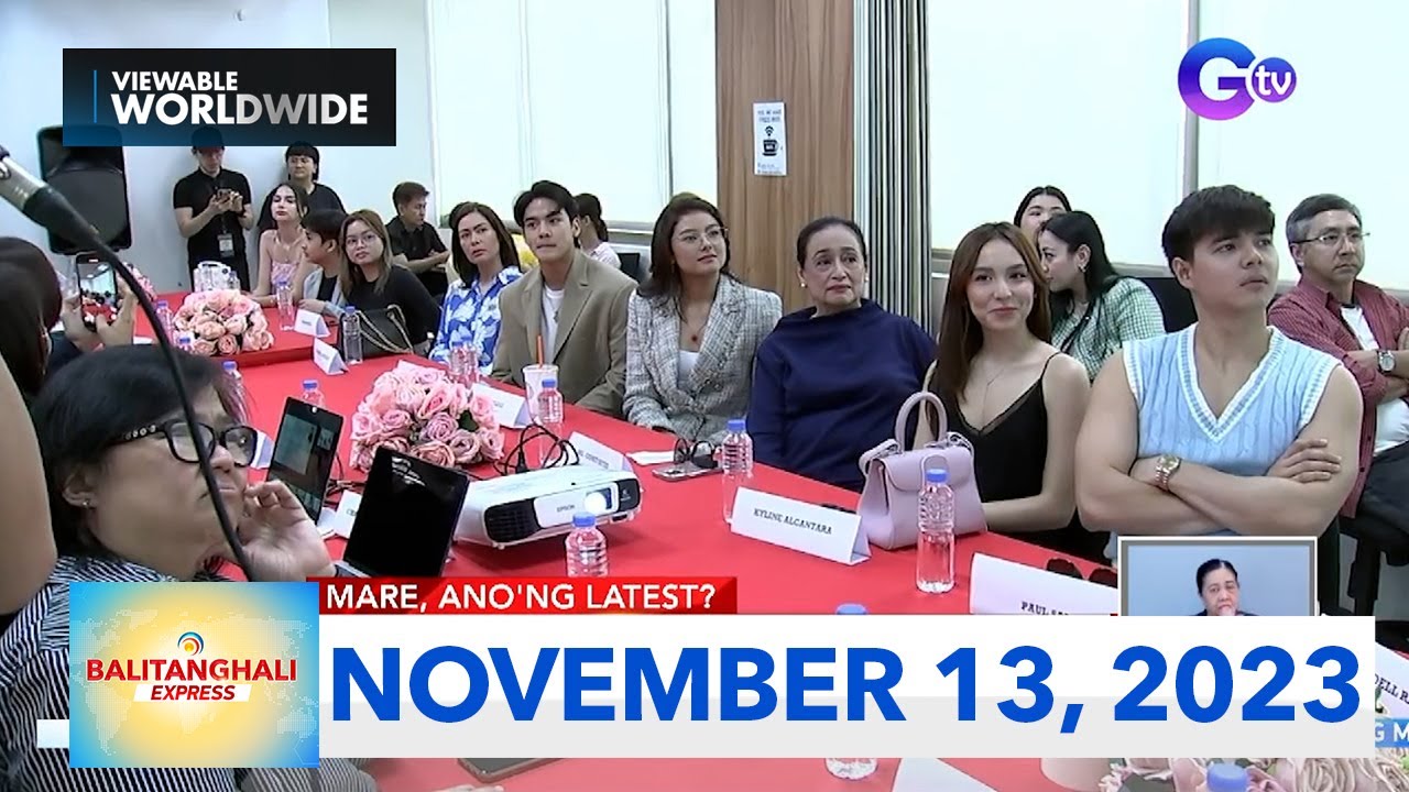 Balitanghali: November 13, 2023 [HD] - YouTube