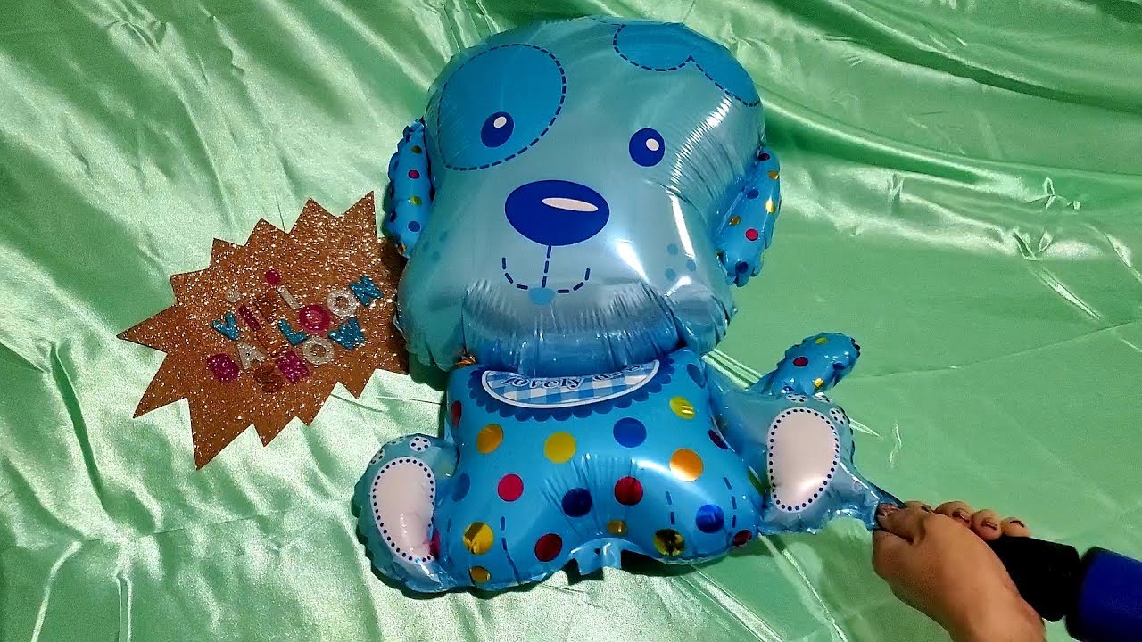 LOVELY MYLAR DOG INFLATION!!! - YouTube