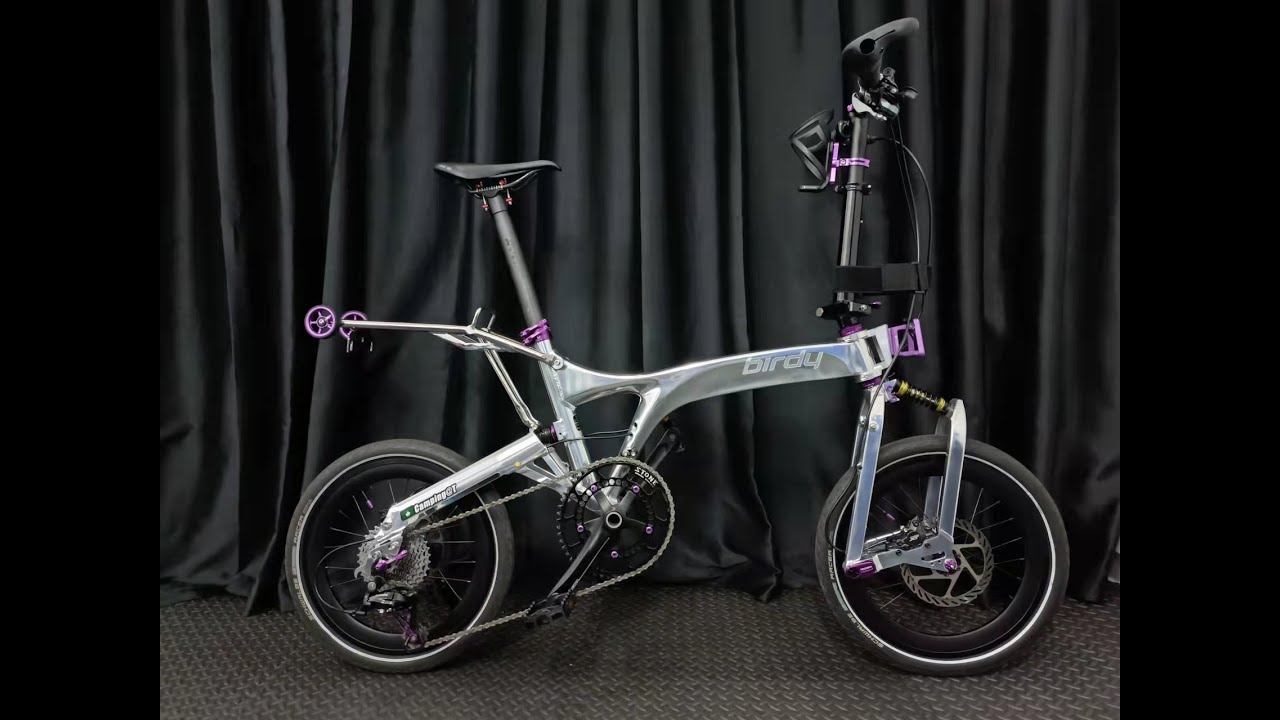 Birdy Gen 2 Heavily modified Foldable bike - YouTube