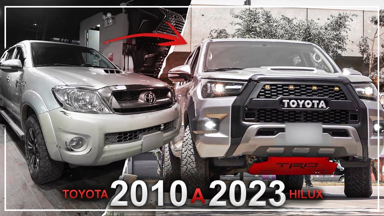 HILUX VIGO 2010 A ROCCO 2023 - INCREIBLE TRANSFORMACION - YouTube