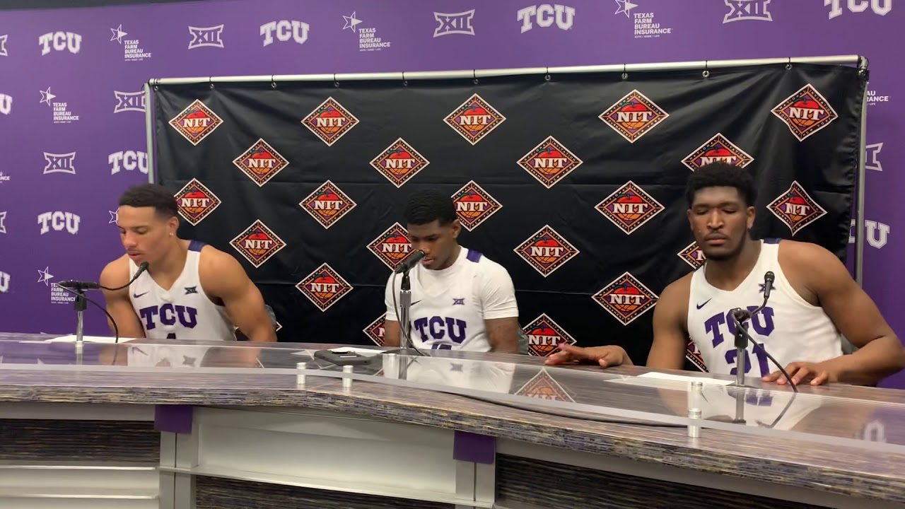 TCU 88, Nebraska 72 - Samuel, Davis, Bane postgame - YouTube