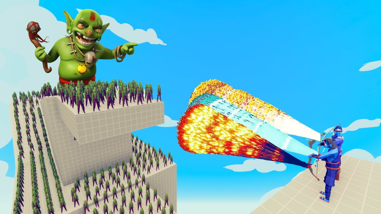 200x GOBLIN + 2x GIANT GOBLIN vs 3x EVERY GOD - Totally Accurate Battle ...
