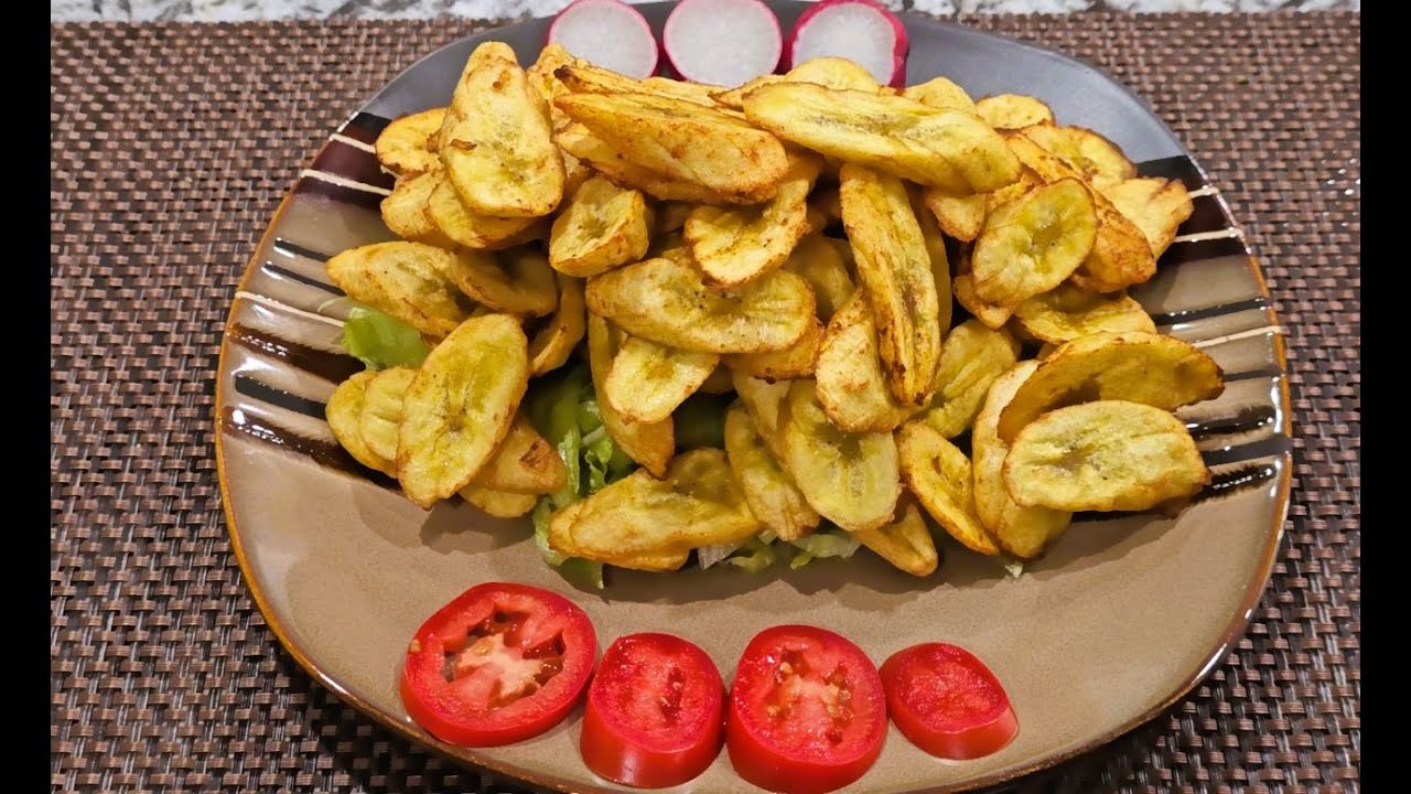Tajaditas de Guineo – Plátano Verde / Green Banana Slices / Caribbean ...