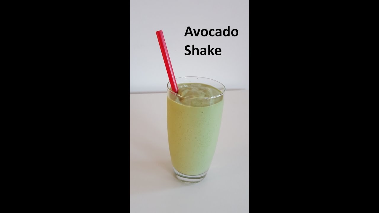 How to make Avocado Shake - YouTube