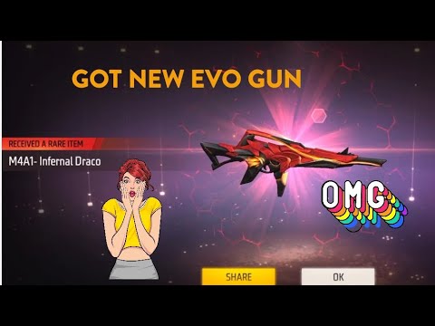 I GOT M4A1 Evo Gun Freefire New M4A1 Faded Wheel Event | New M4A1 Evo ...