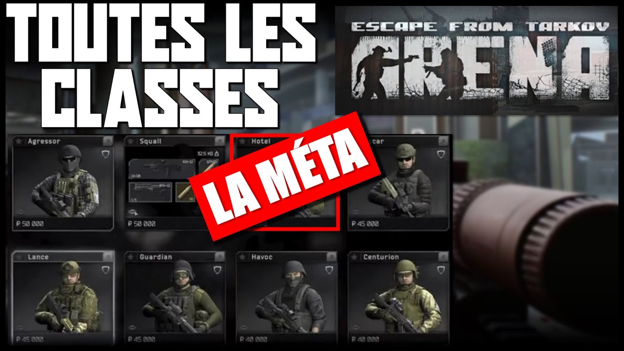 LES MEILLEURES CLASSES de TARKOV ARENA (85 équipements) - Guide Tarkov ...