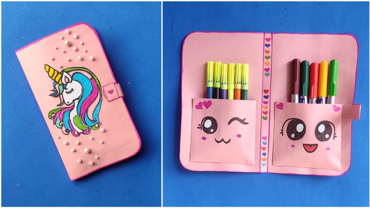 Pencil box | How to make beautiful things with paper | Origami box ...