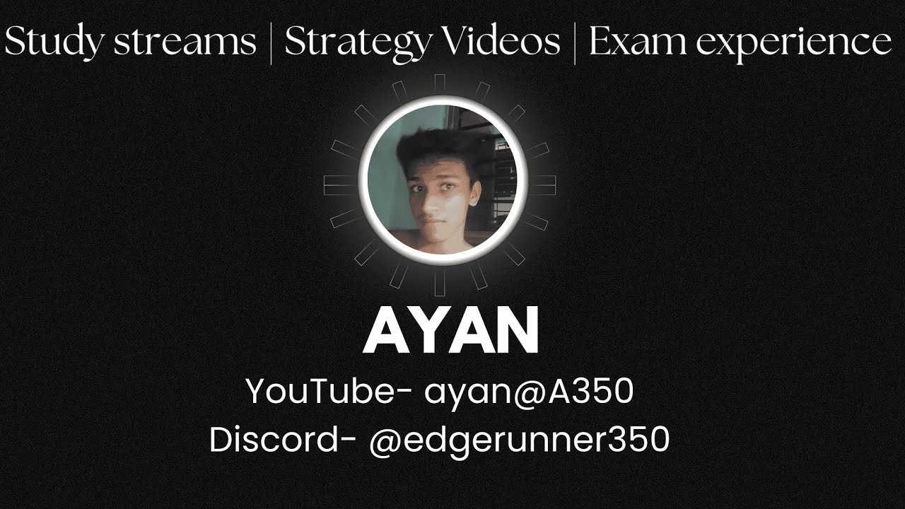 STUDY STREAM DAY 3|GRADE 11 - YouTube