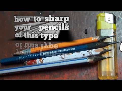 how to sharp your pencils of this type | sharp your pencil |easy method ...