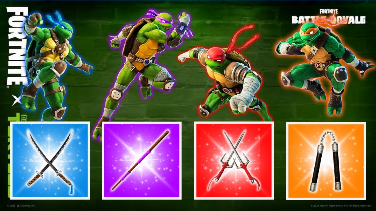 I Got ALL The TMNT *MYTHICS* #fortnite #tmnt - YouTube