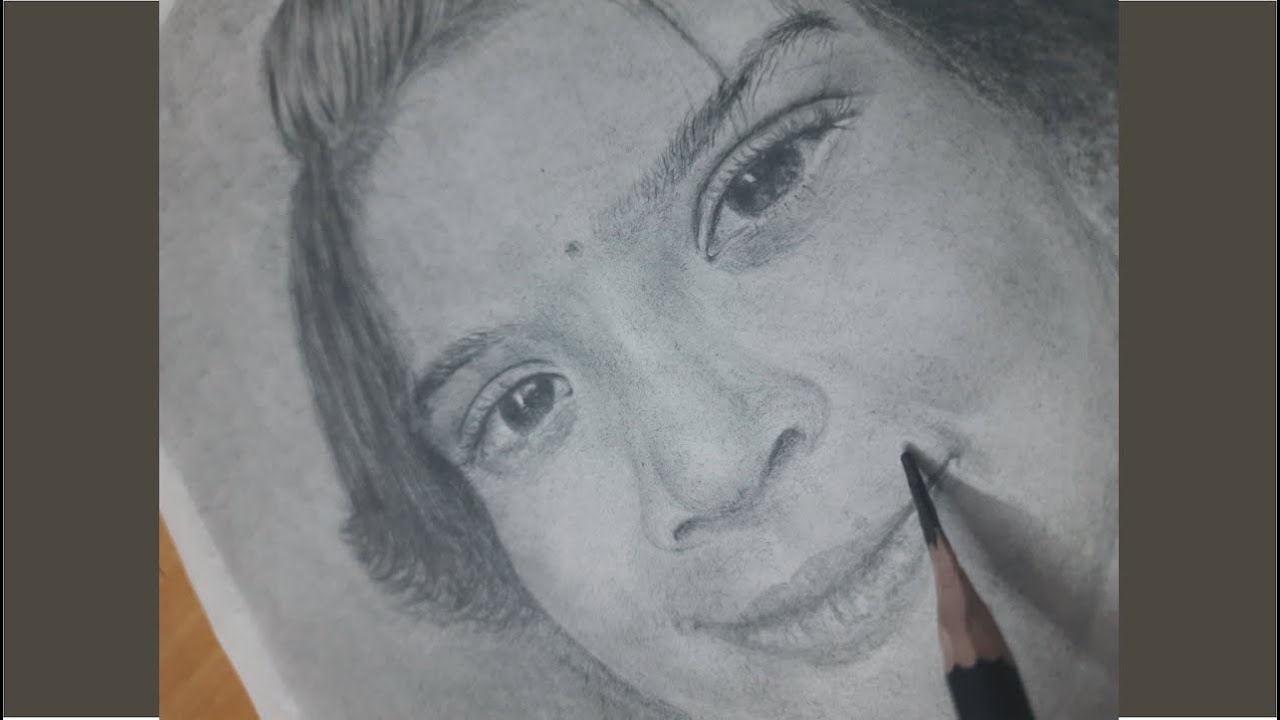 How to draw a girl | Realistic Pencil drawing - YouTube