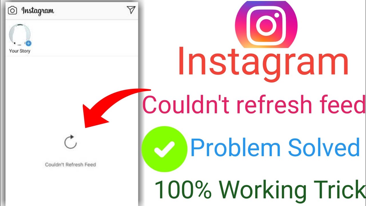 How to solve couldn't refresh feed in instagram/instagram couldn't ...